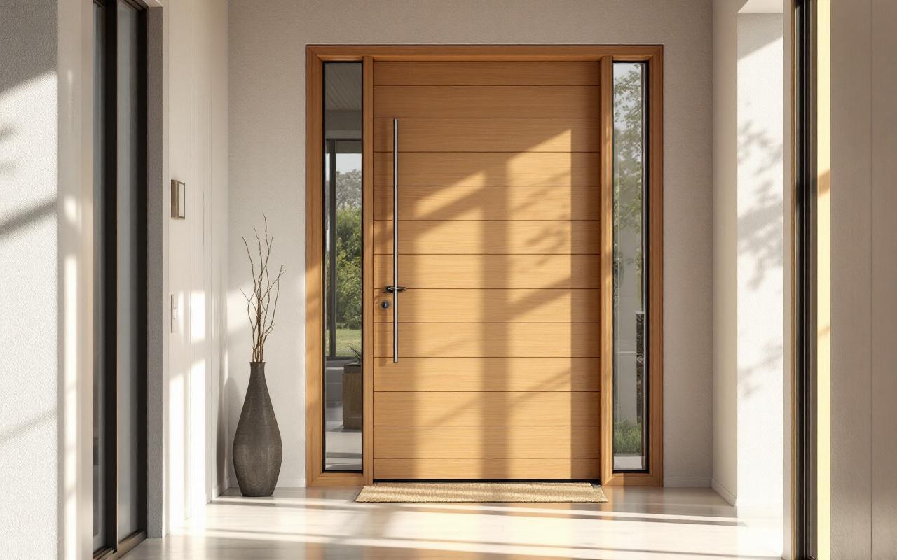 Porte d'entrée sur mesure : sécurité, esthétisme et performances ...